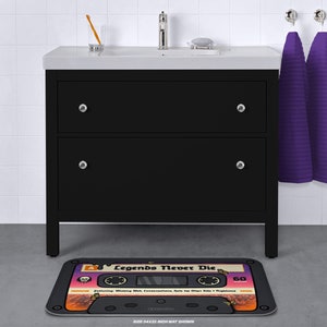 Legends Never Die Cassette Plush Mat Emo Rap, 999, Retro 80s Aesthetic ...