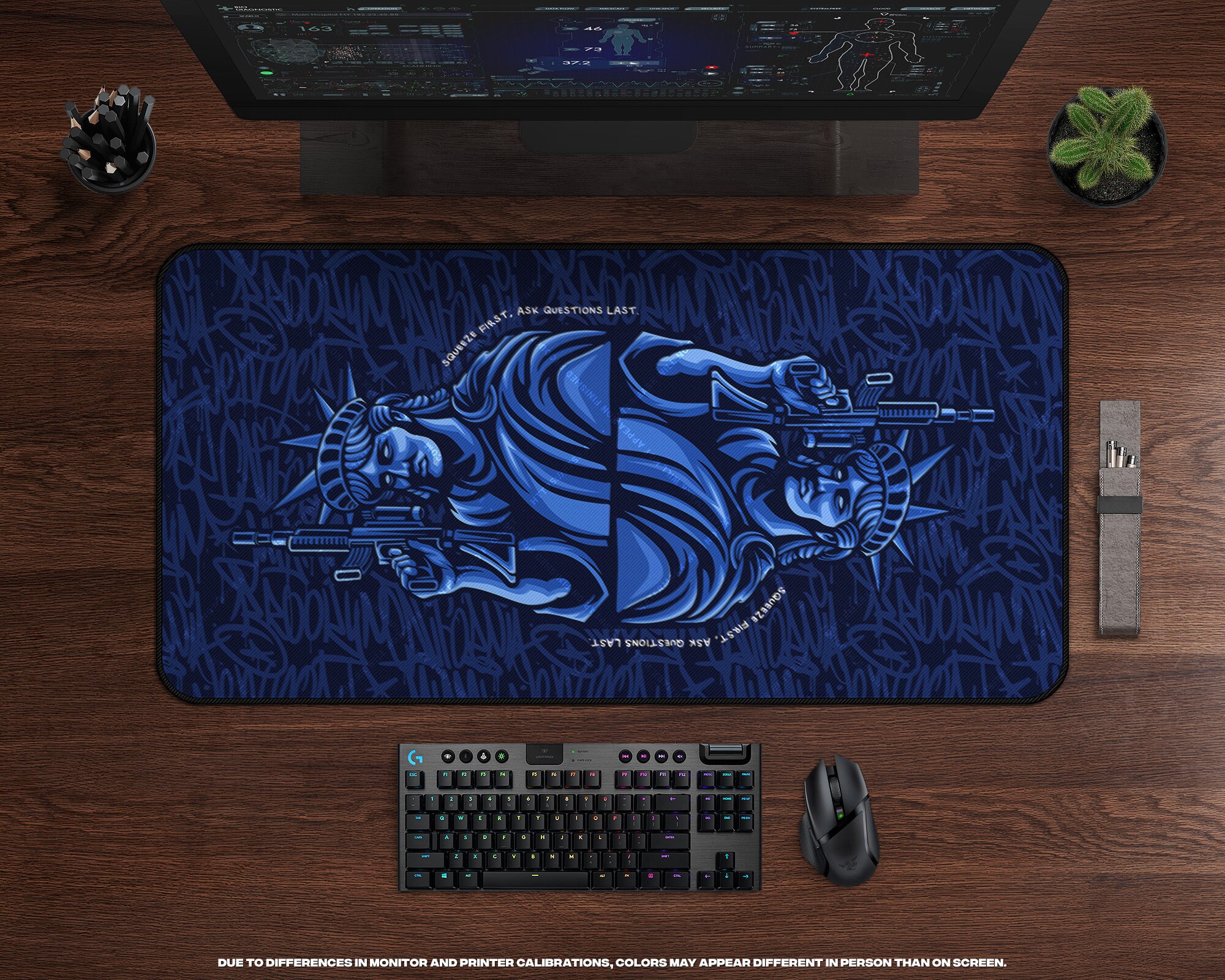 Squeeze First Desk Mat Hypebeast Room Decor XL Gaming Mouse | Etsy