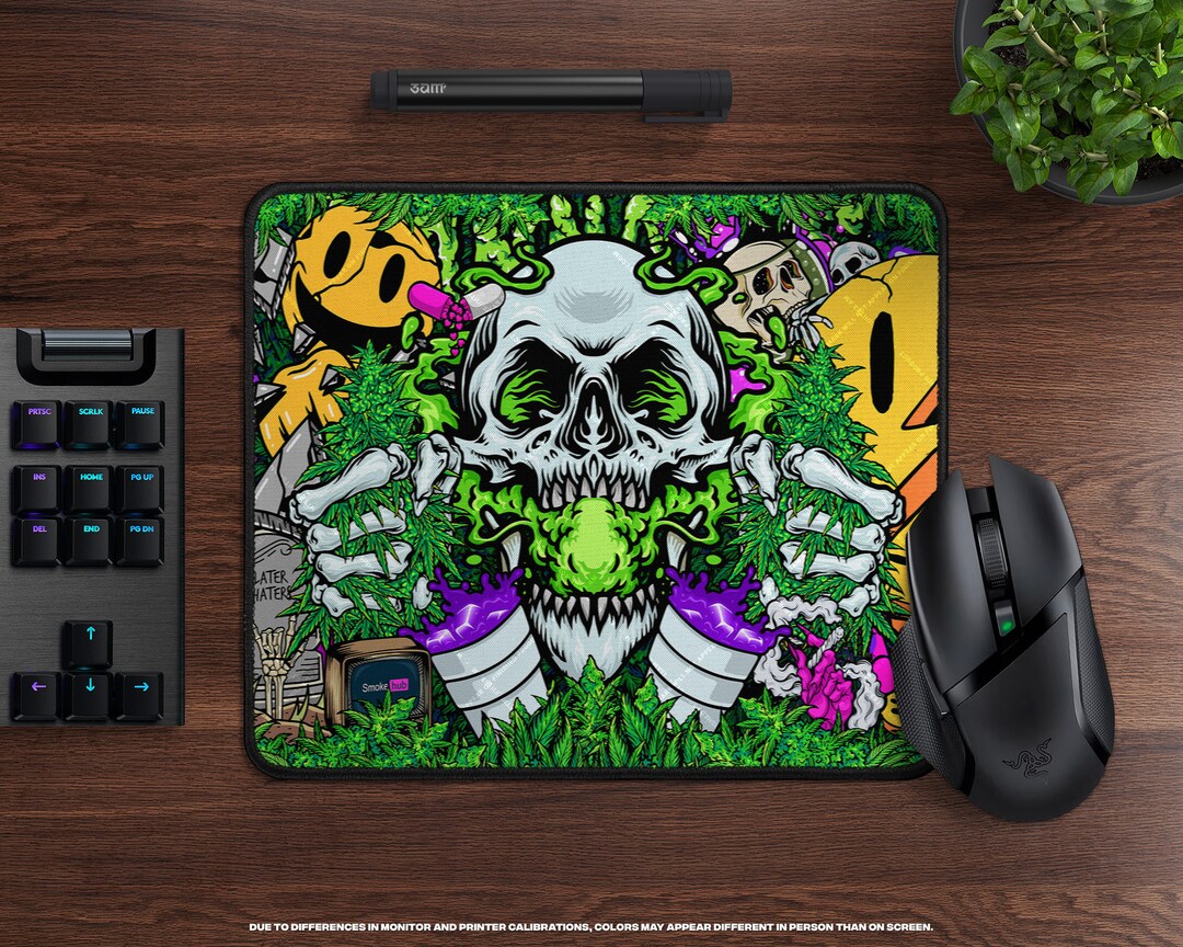 Fighting Demons Mouse Pad Gaming Mousepad, 999, Emo Rap, Purple Drink ...