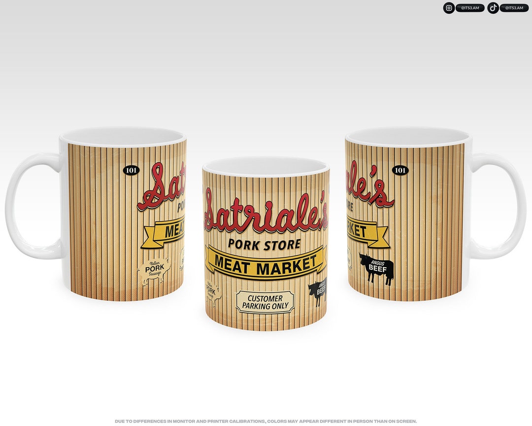 Satriale's Ceramic Mug Cool Coffee Mug, Mafia Tea Cup, 90s Mafia Tv ...