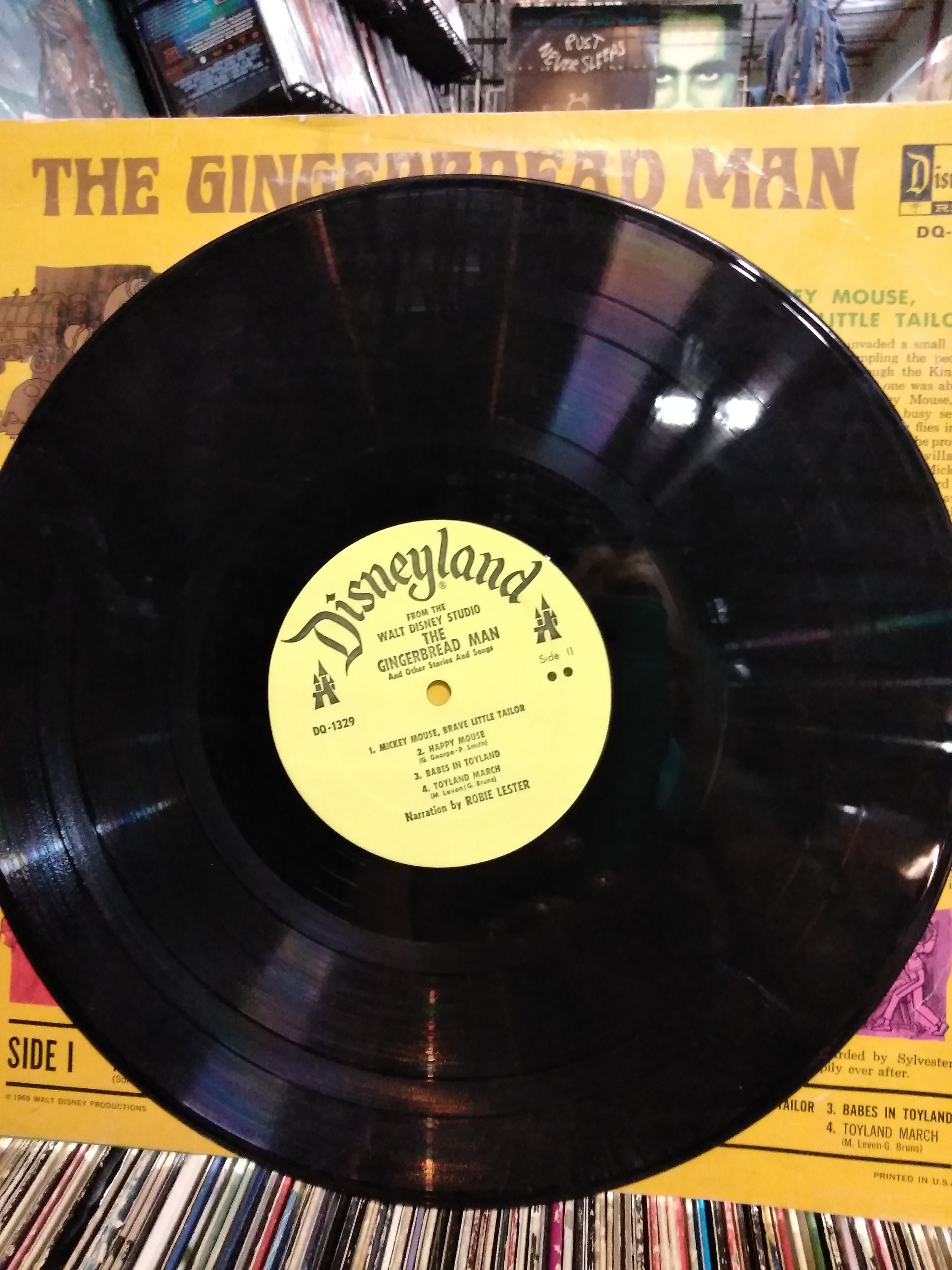 The Gingerbread Man and Other Stories and Songs Vinyl 33 1/2 Sp Walt ...