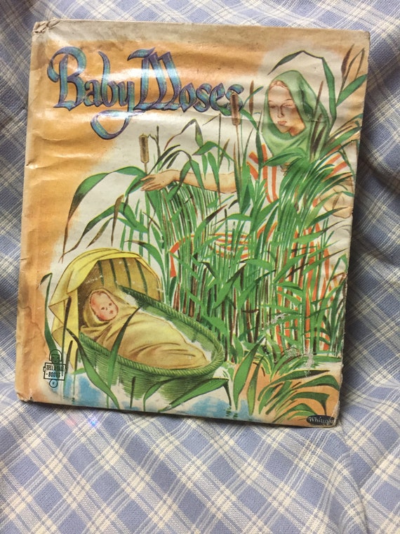 Baby Moses 1952 Whittman Tell-a-tale Books - Etsy