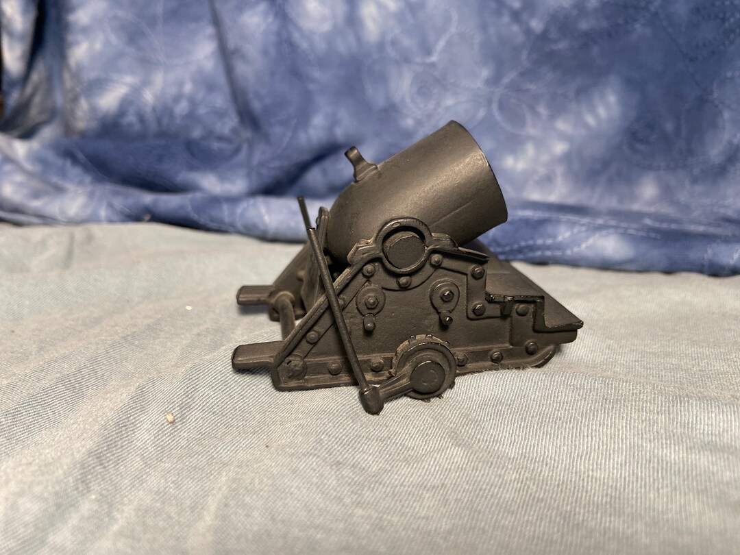 1/2 Lb Miniature Fat Cannon Flat Black, Toy Soldiers - Etsy