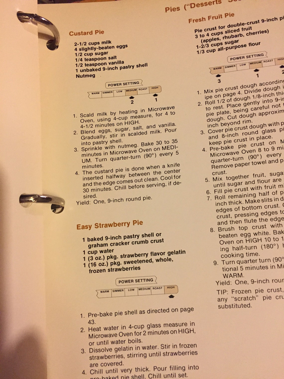 1970's Caloric Microwave Cookbook - Etsy