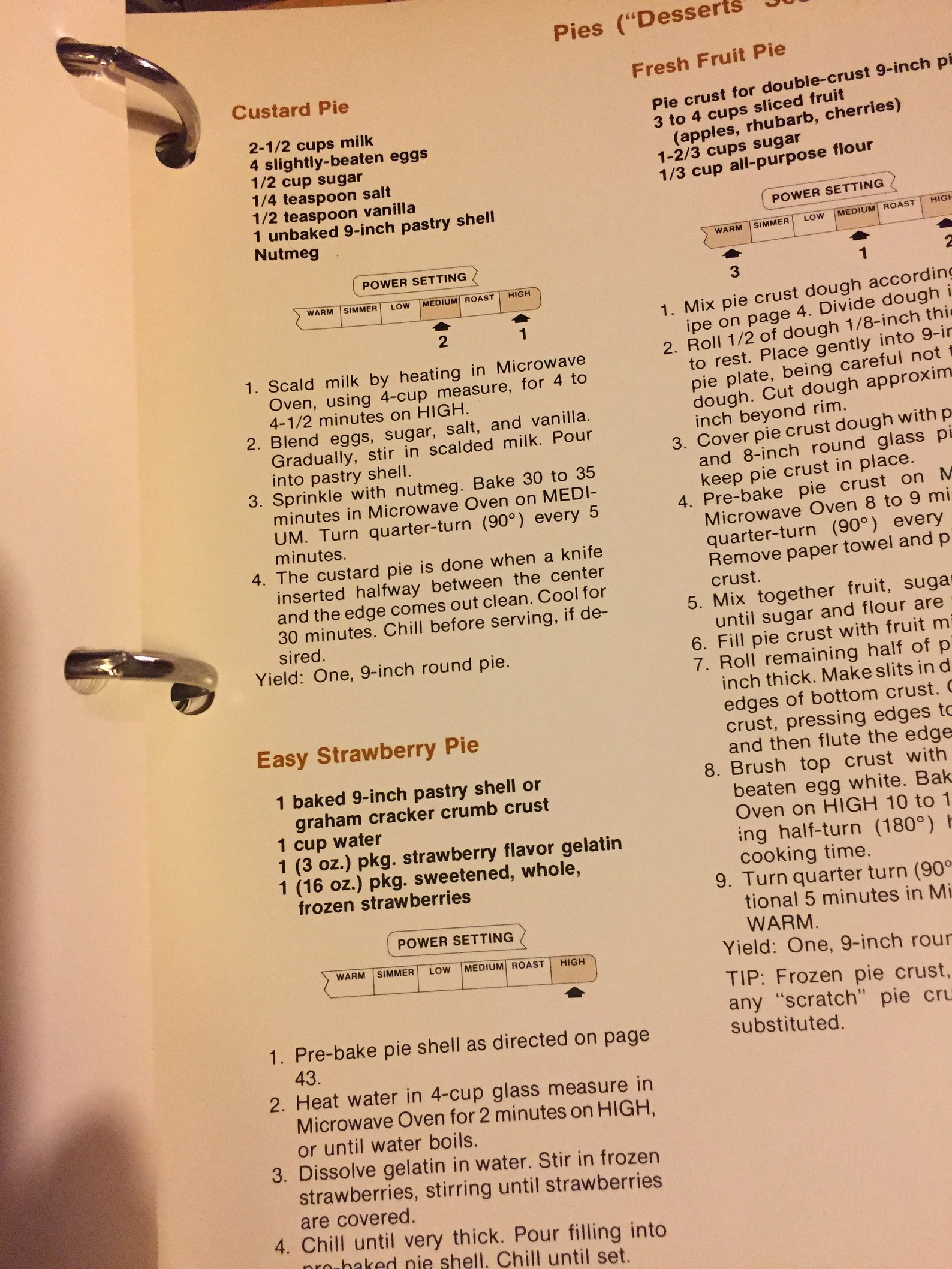 1970's Caloric Microwave Cookbook - Etsy