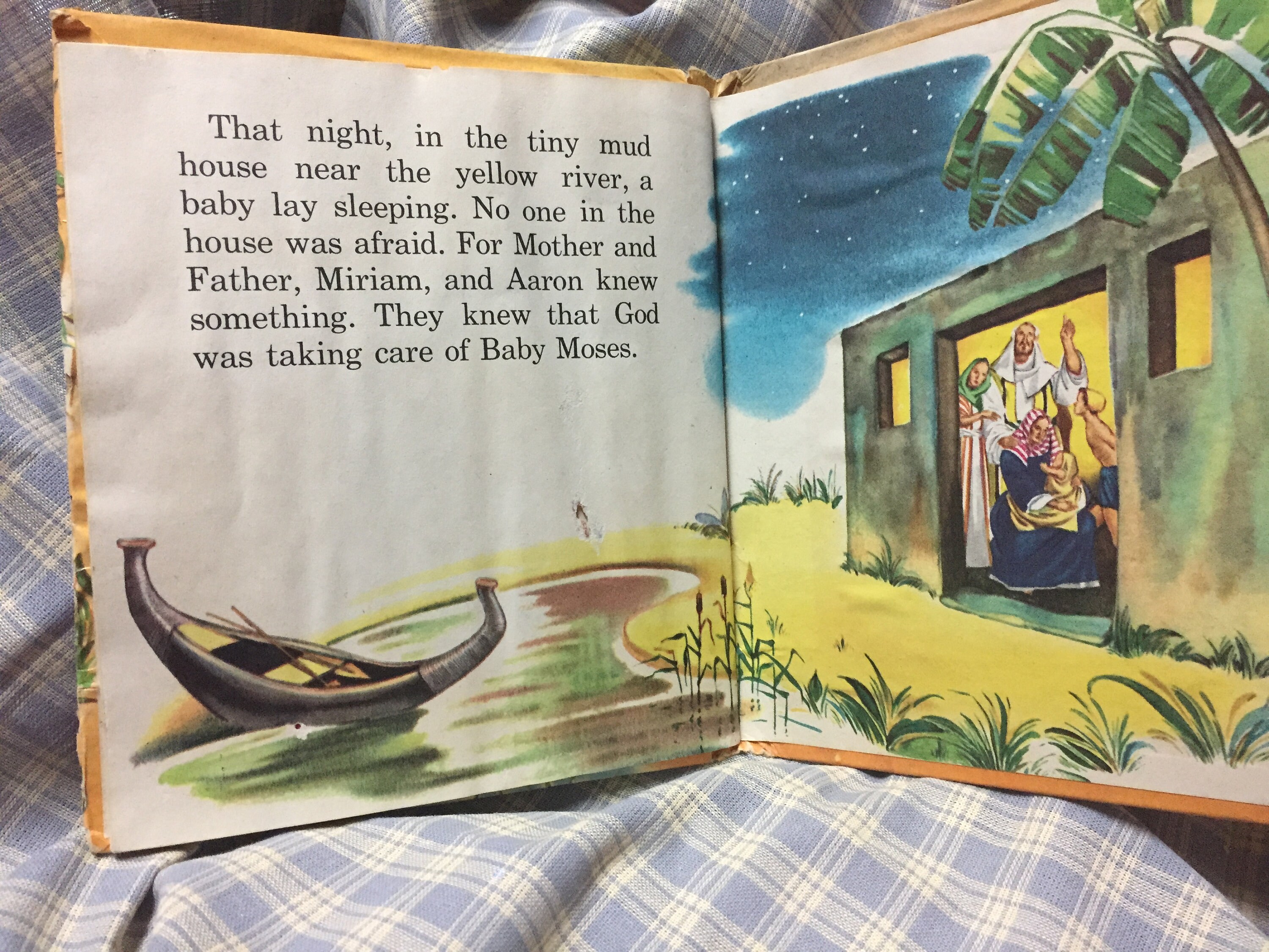 Baby Moses ~ 1952 Whittman Tell-a-tale Books - Etsy