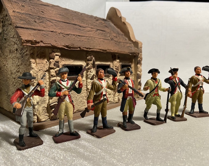 Toy Soldiers, Colonial Militia From the American Revolutionary War 7 ...