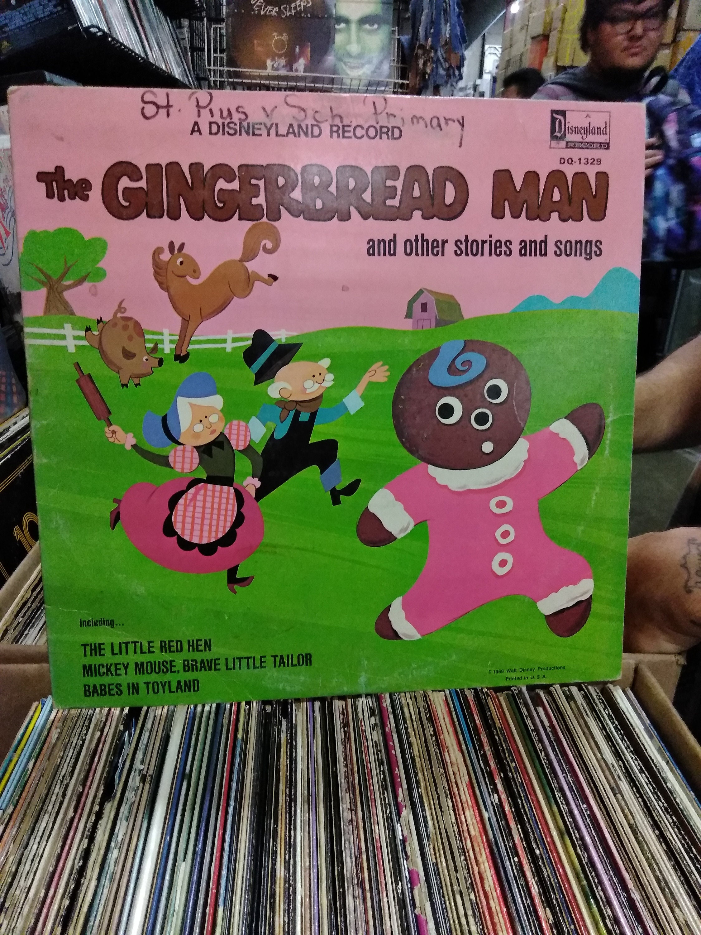 The Gingerbread Man and Other Stories and Songs Vinyl 33 1/2 Sp Walt ...