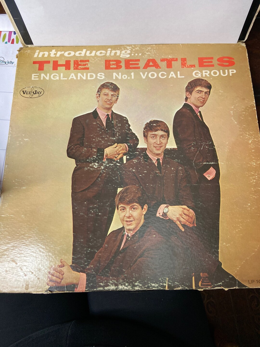 Introducing..the Beatles, England’s No.1 Vocal Group, Vee Jay Logo W/ Colorband - Etsy