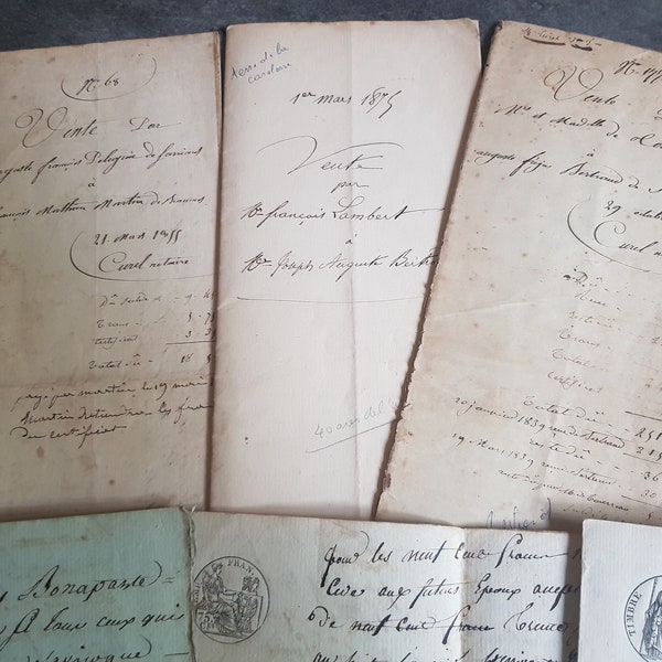 19th Century Papers - Etsy