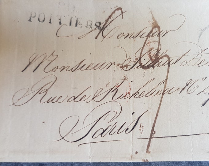 Sets 10 Very Old Letters From France - 1800s - Ephemera - Scrap Booking ...