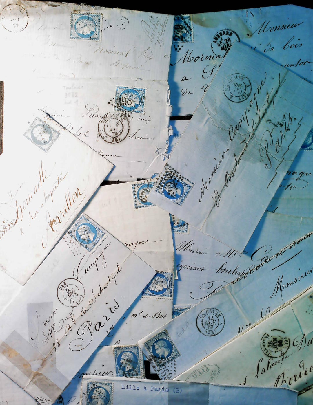 Sets 15 Very Old Letters From France - 1900s - Ephemera - Scrap Booking ...