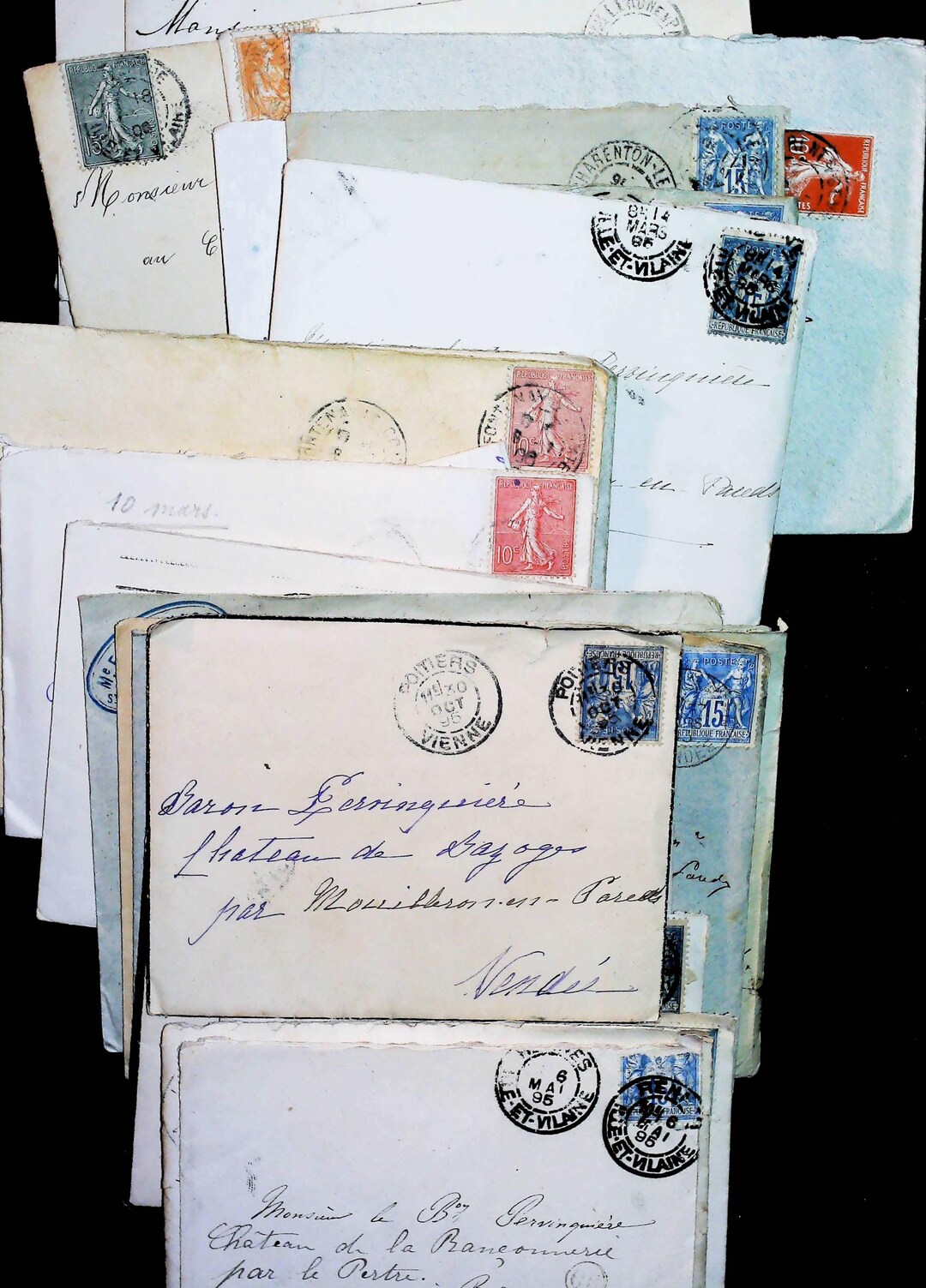 Packs of French Envelopes Small Format Ideal for Newspapers in ...