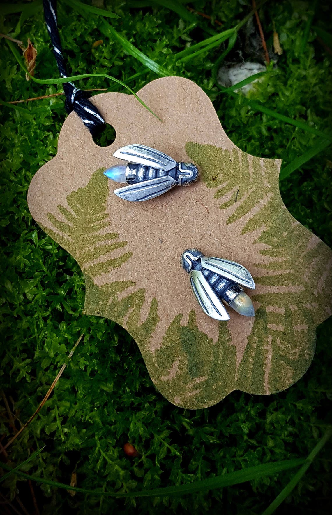 Moonstone Firefly Pin Sterling Firefly Lapel Pin Firefly Tie | Etsy