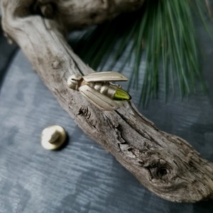 Gold Firefly Pin, Firefly Lapel Pin, Solid Gold Firefly Tie Tac, 14k ...