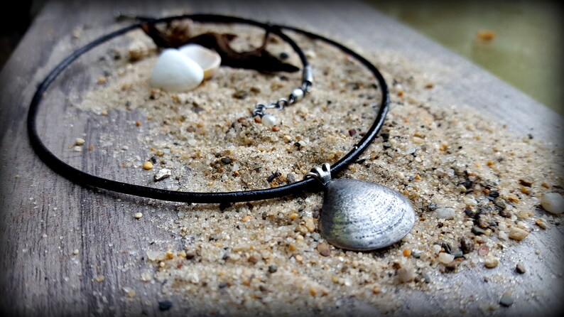 Shell Necklace Seashell Charm Pearl Shell Necklace - Etsy