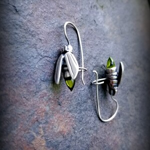 Firefly Earrings With Gem, Firefly Stud Earrings, SS Firefly Earring ...