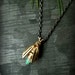 Gold Firefly Necklace, 14k Gold Gemstone Firefly, Gold Insect, 14k Gold ...