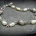 Snail Shell Bracelet Pearl and Shell Bracelet Antiqued - Etsy