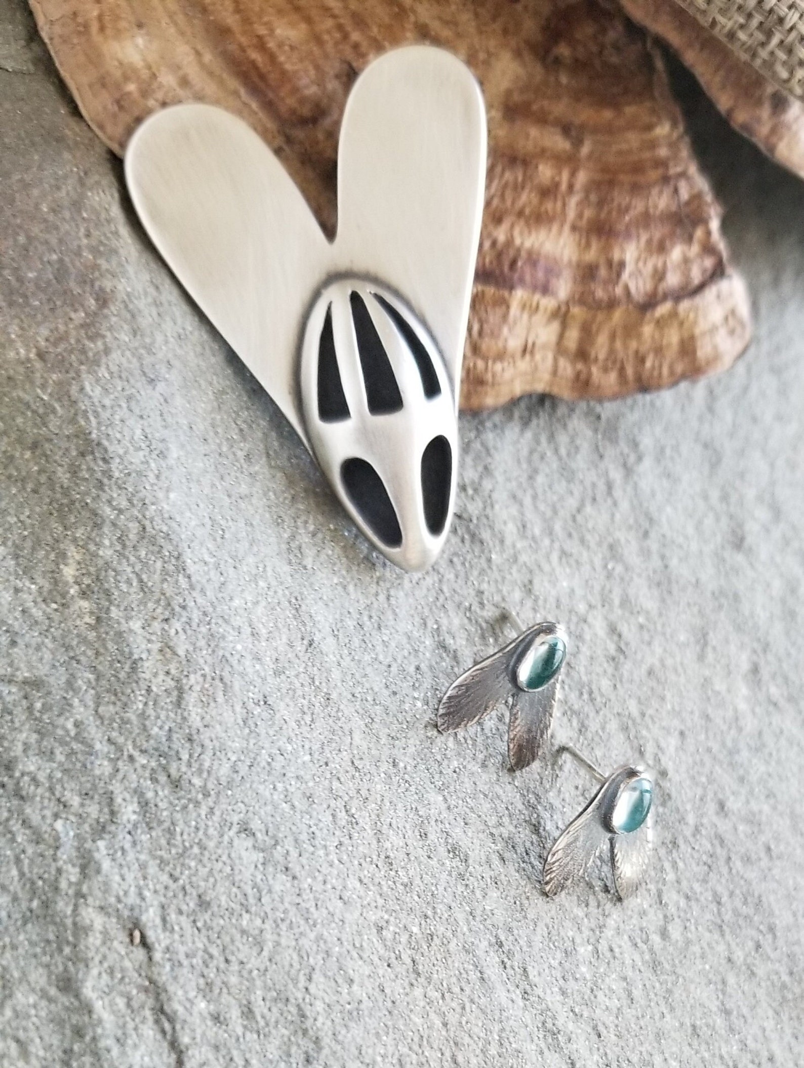 Fly Earrings Sterling Flies Blue Fly Earrings Fly Stud - Etsy