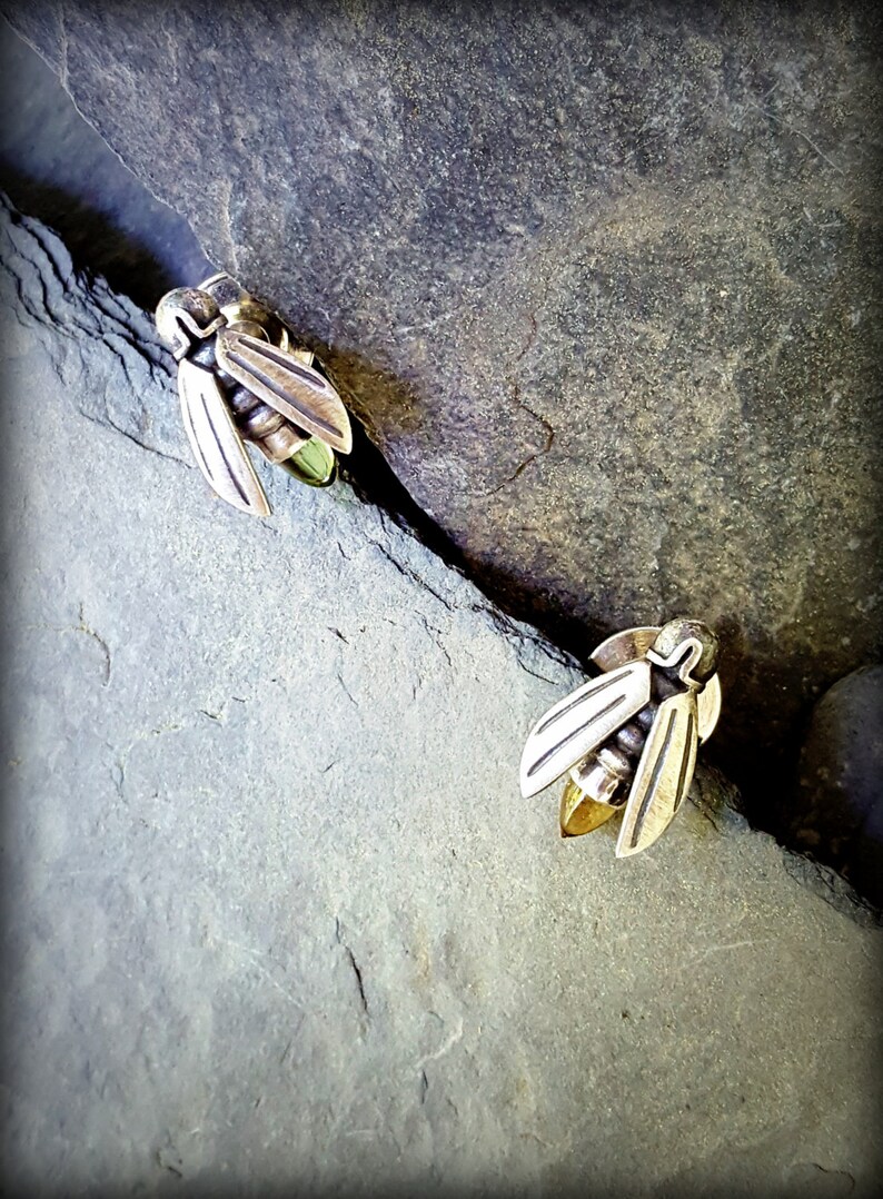 Sterling Firefly Tietack Firefly Lapel Pin Silver Moonstone | Etsy