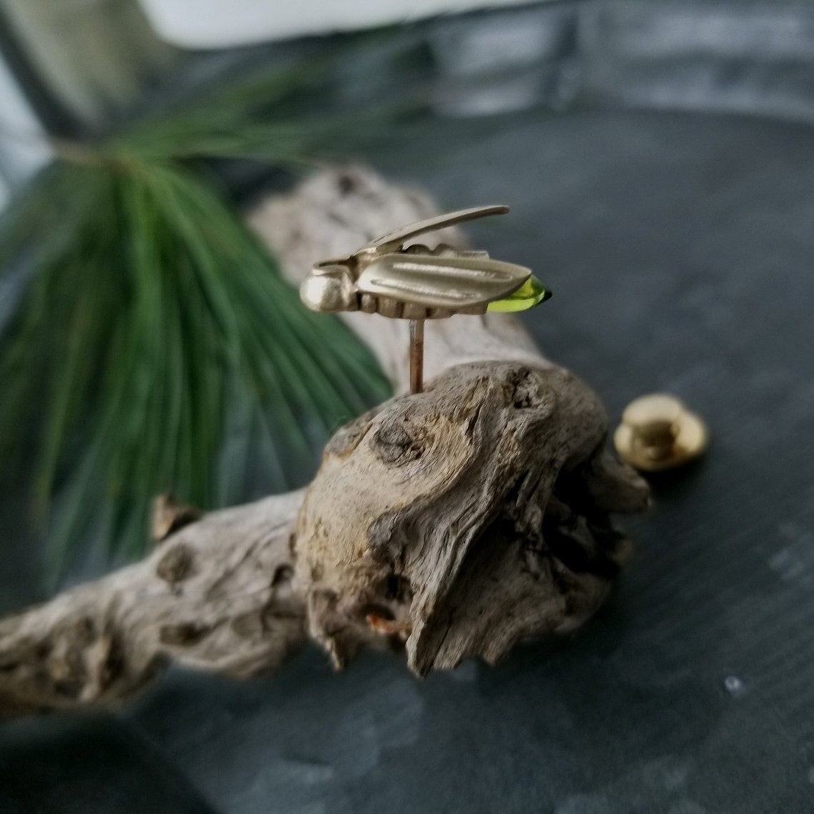 Gold Firefly Pin Firefly Lapel Pin Solid Gold Firefly Tie | Etsy