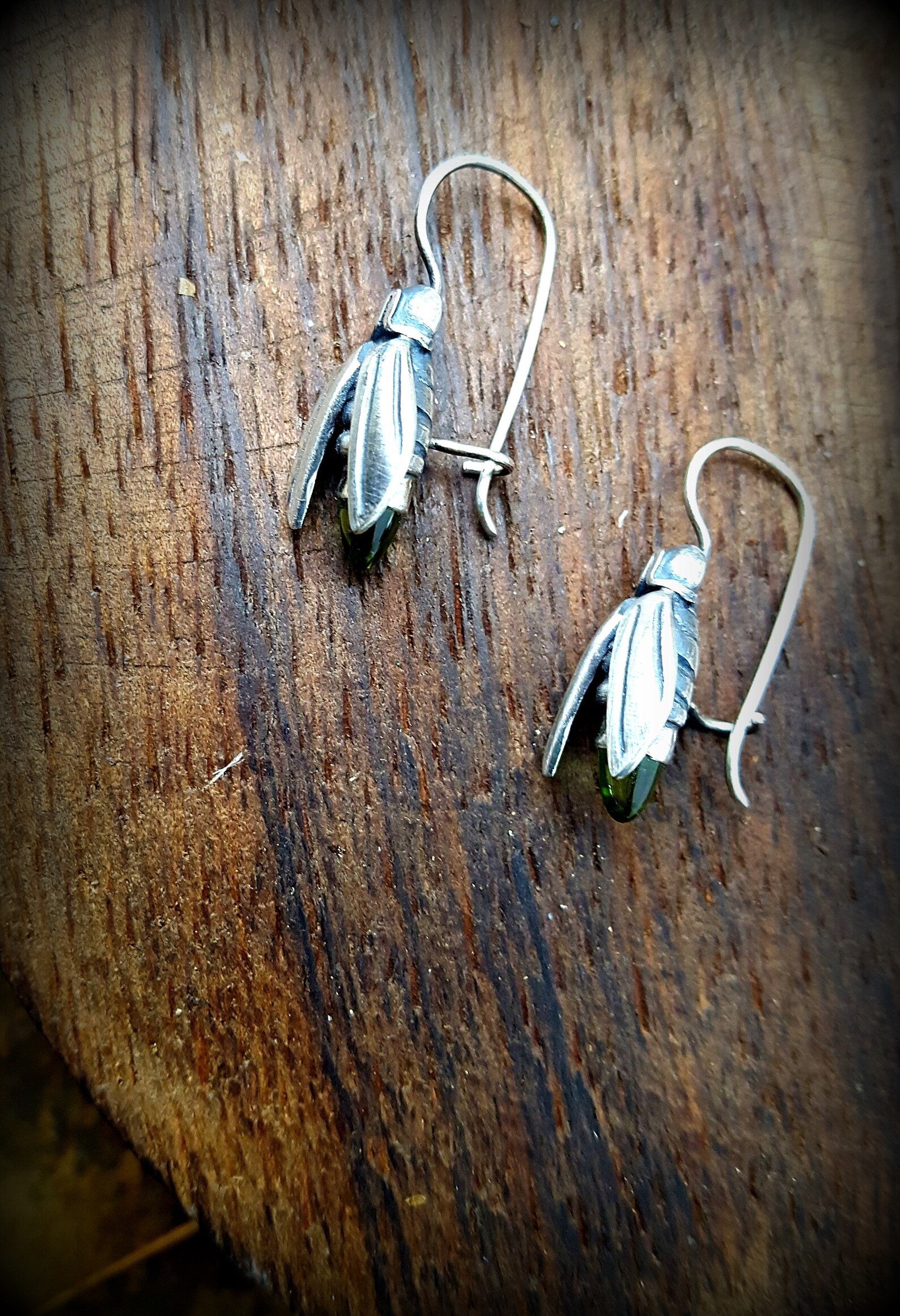 Firefly Earrings With Gem Firefly Stud Earrings SS Firefly - Etsy