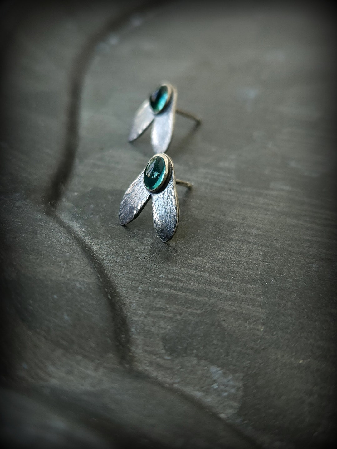 Fly Earrings Sterling Flies Blue Fly Earrings Fly Stud - Etsy