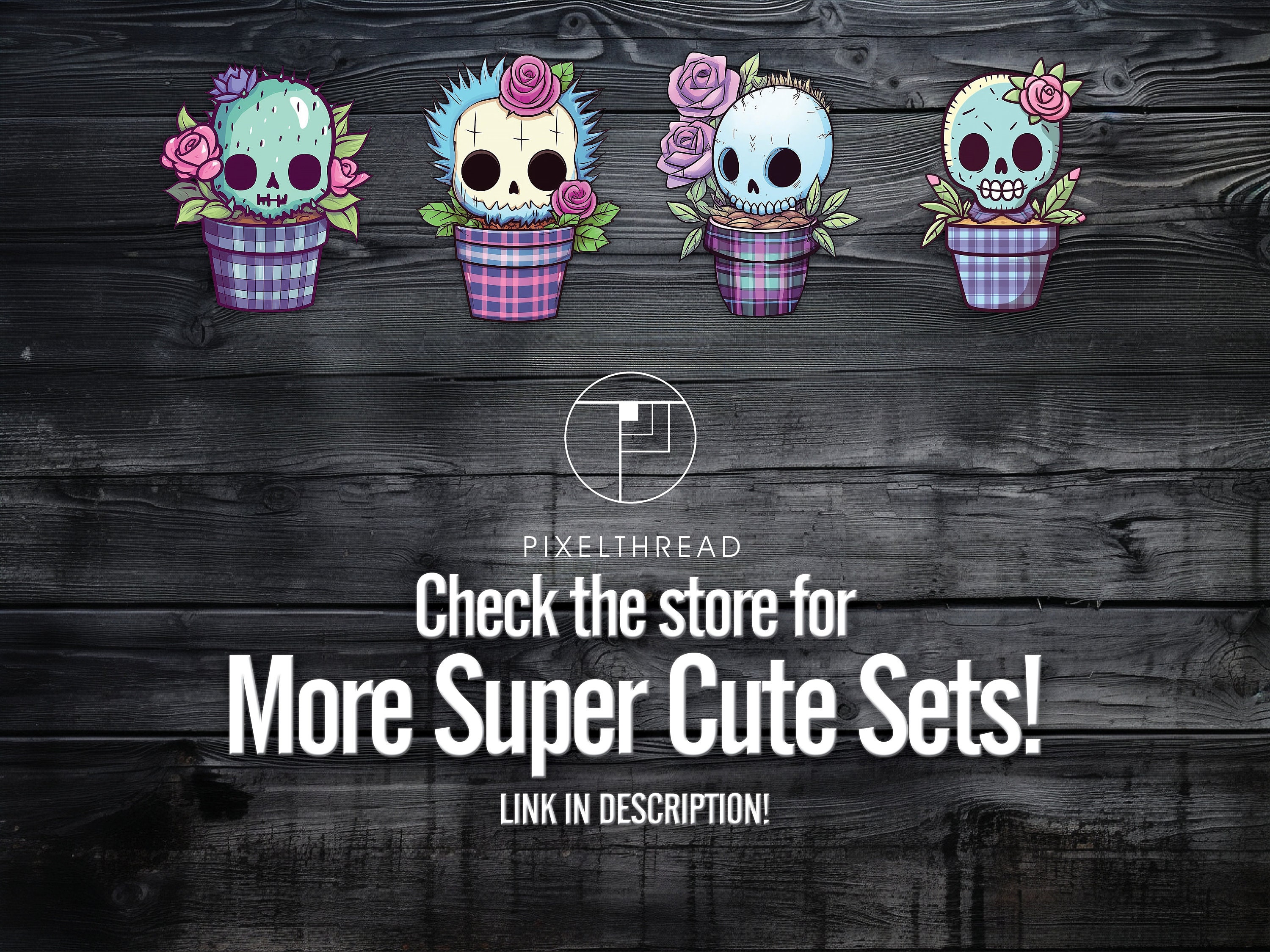 Kawaii Pastel Goth Anime Skulls Chibi Scrapbook Cartoon Clipart Clip ...