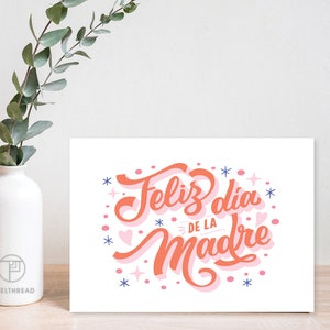 Feliz Dia De La Madre Mama Abuela Tarjetas Imprimibles En Español ...