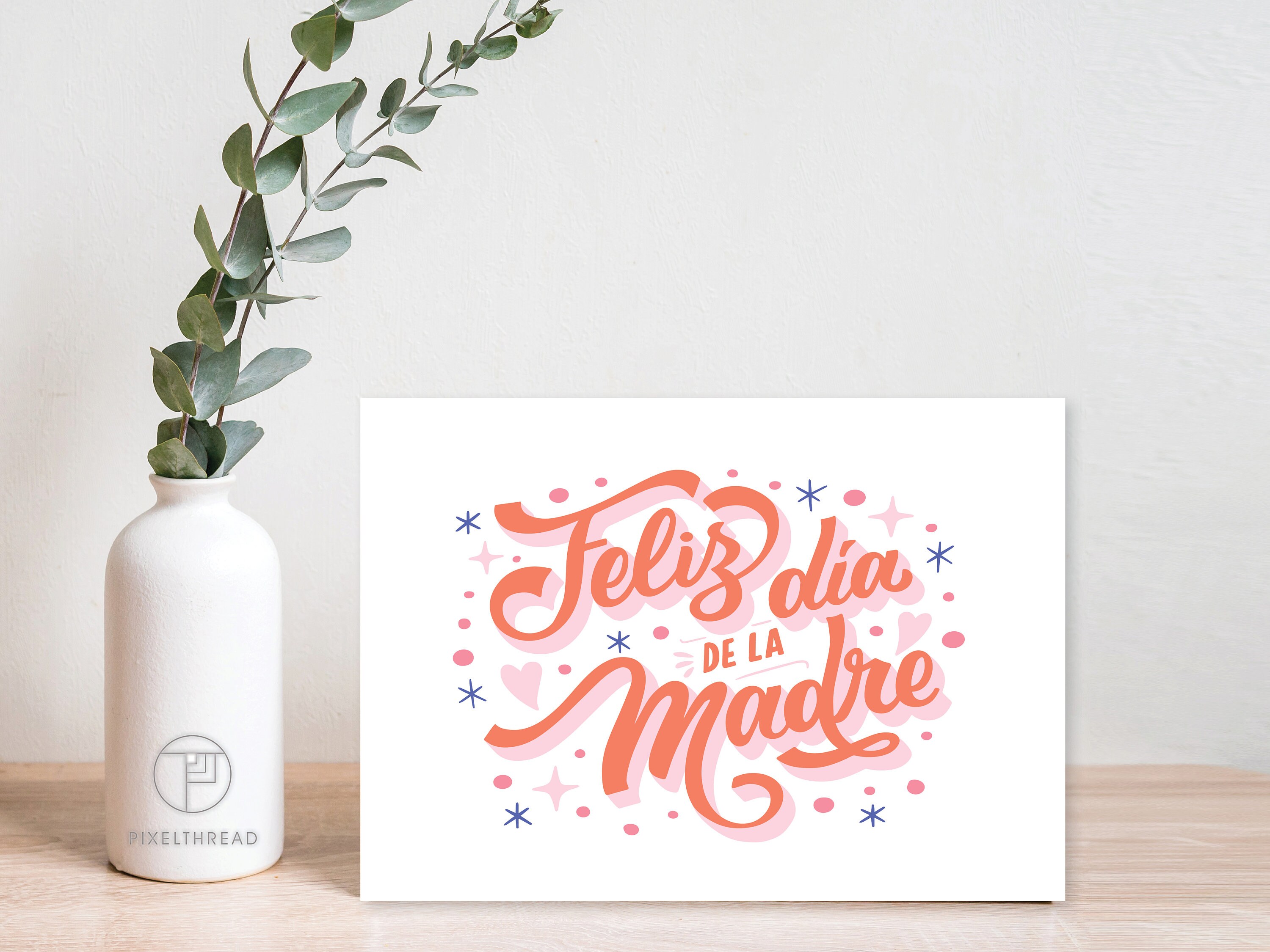 Feliz Dia De La Madre Mama Abuela Tarjetas Imprimibles En Español ...