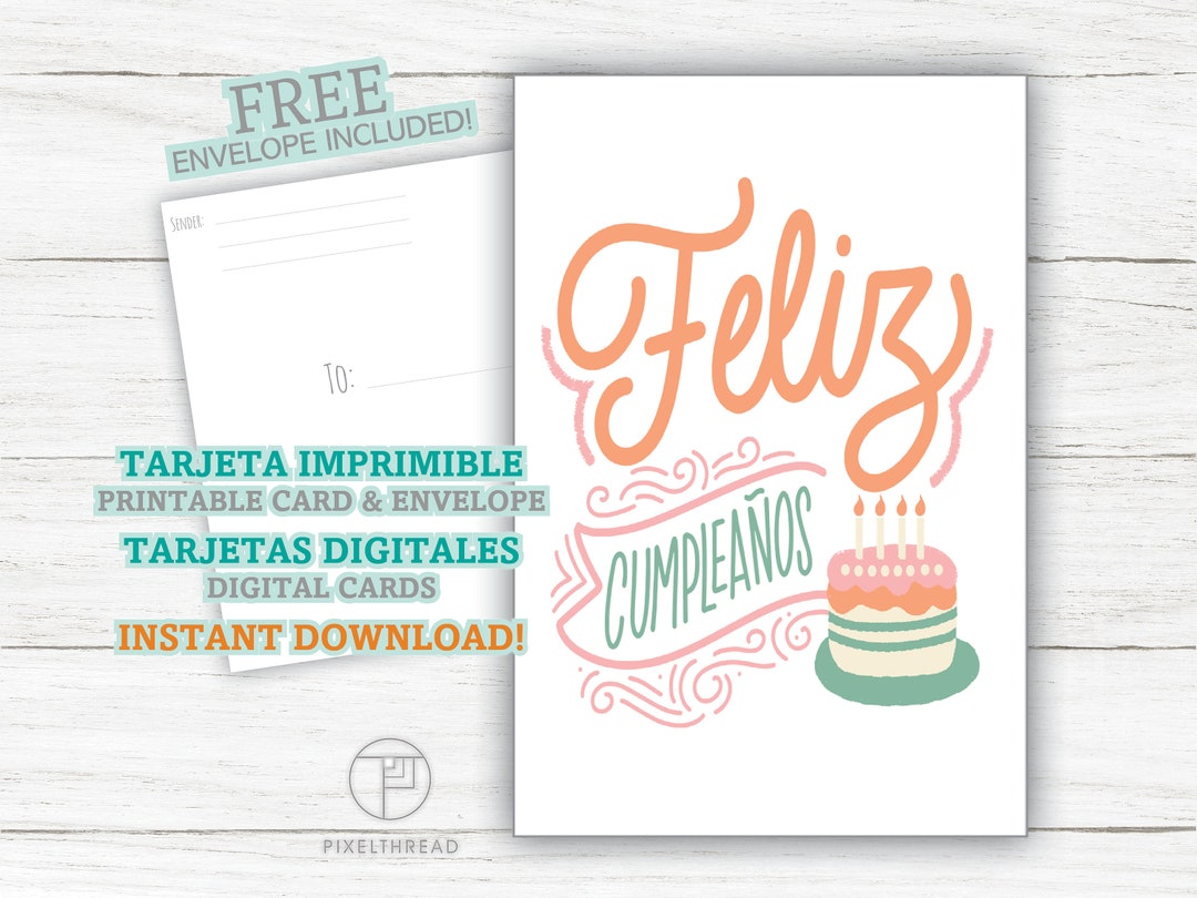 Cumpleaños Feliz De Cumple Española Felicitación Tarjetas Para Madre ...