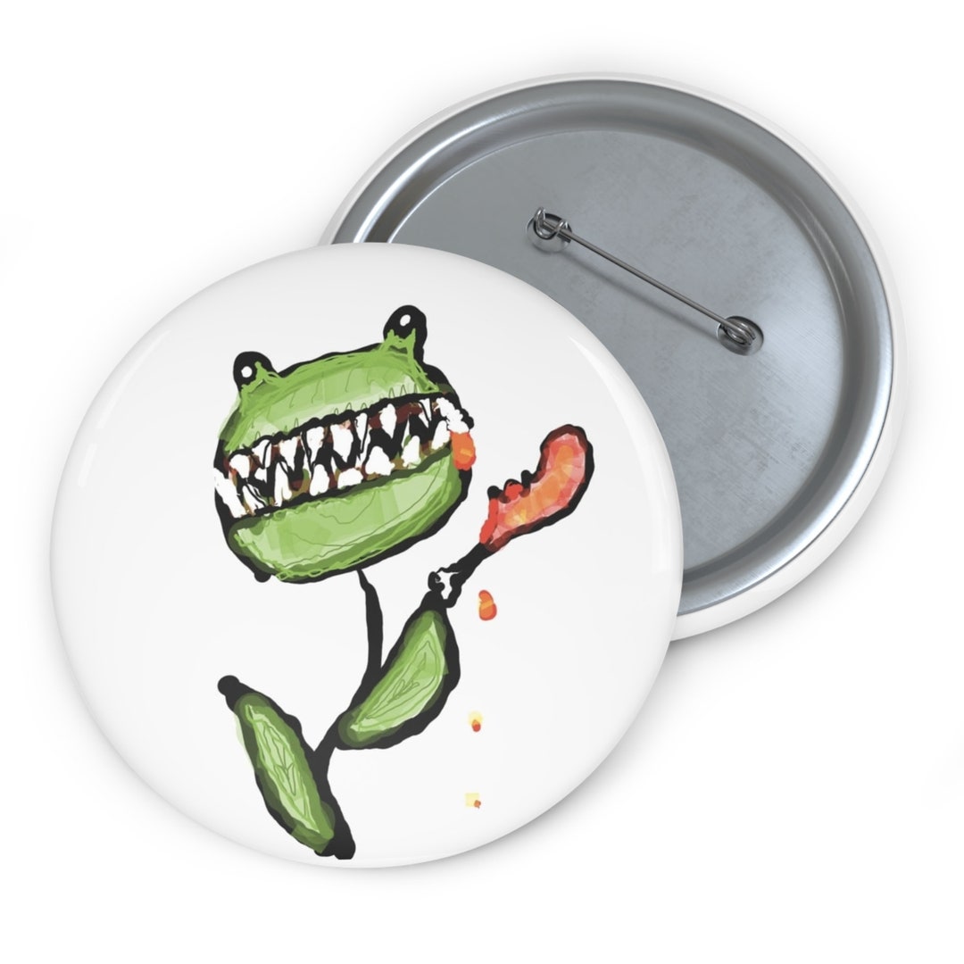 Chicken Leg Venus Fly Trap Pin Button - Etsy
