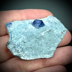 Complete Benitoite Crystal in Matrix Benitoite Gem Mine, San Benito ...