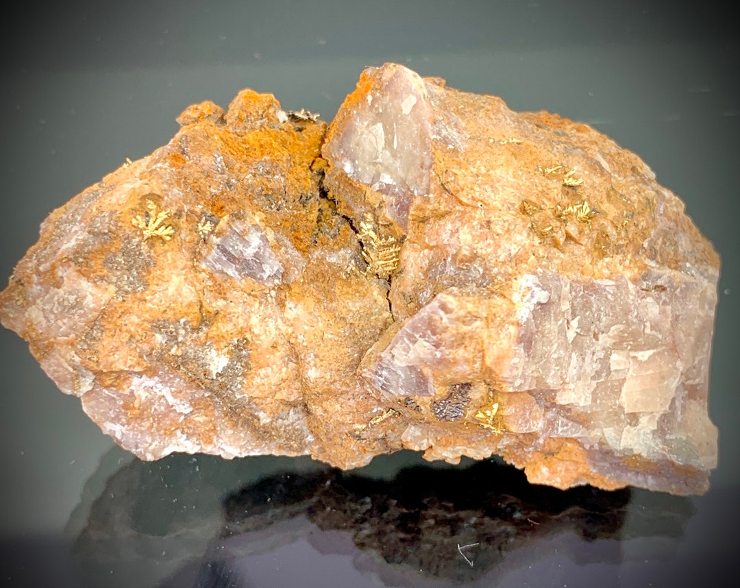 Native Gold Dendrites in Calcite || Hope's Nose, Torquay, Devon ...