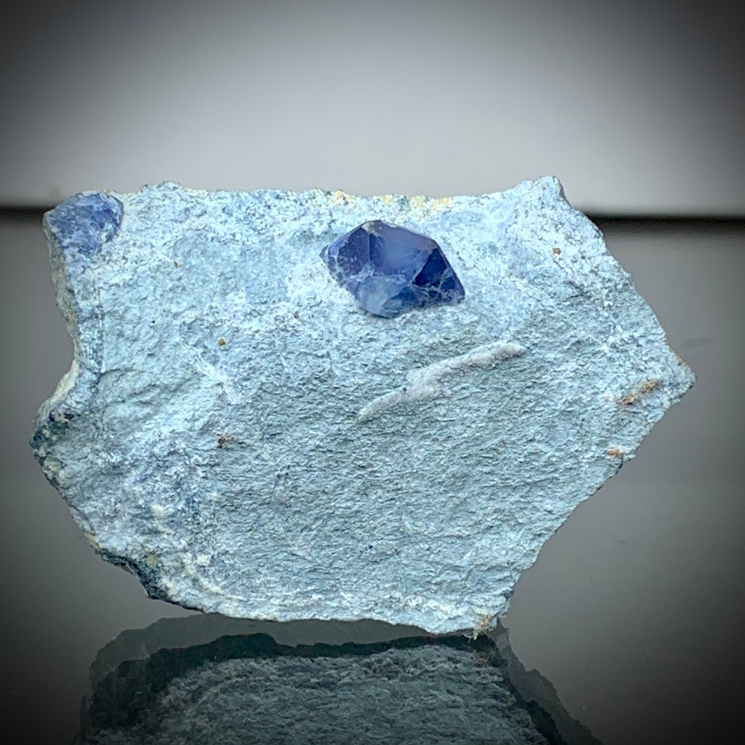 Complete Benitoite Crystal in Matrix Benitoite Gem Mine, San Benito ...