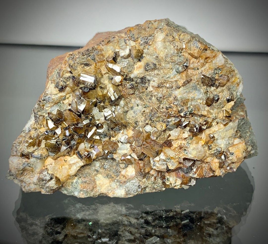 Cassiterite Crystals on Matrix || William and Mary Mine, Broadwell Farm ...