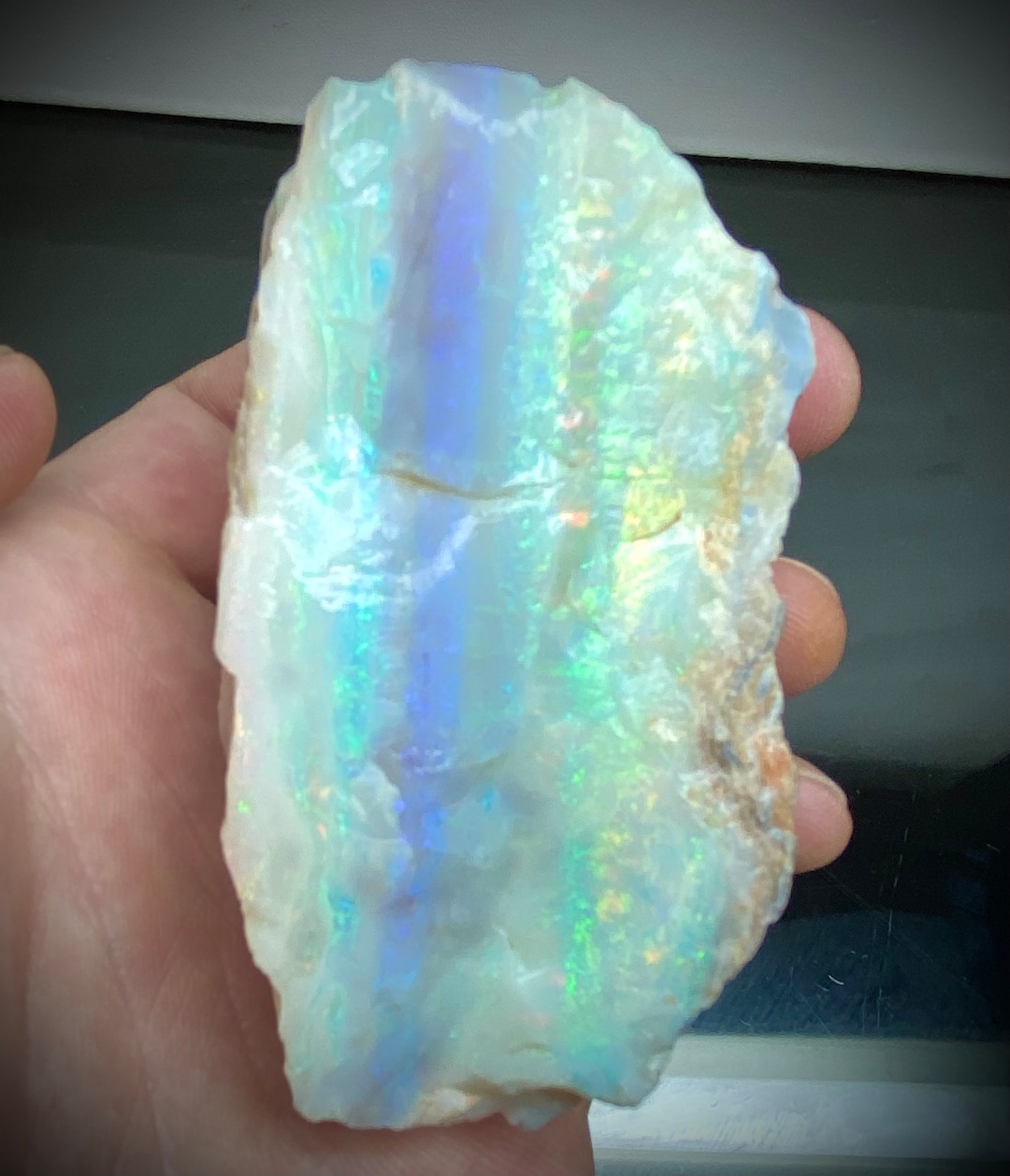 Mintabie Opal, Solid Block of 925 Carats || Mintabie Opal Field (old ...