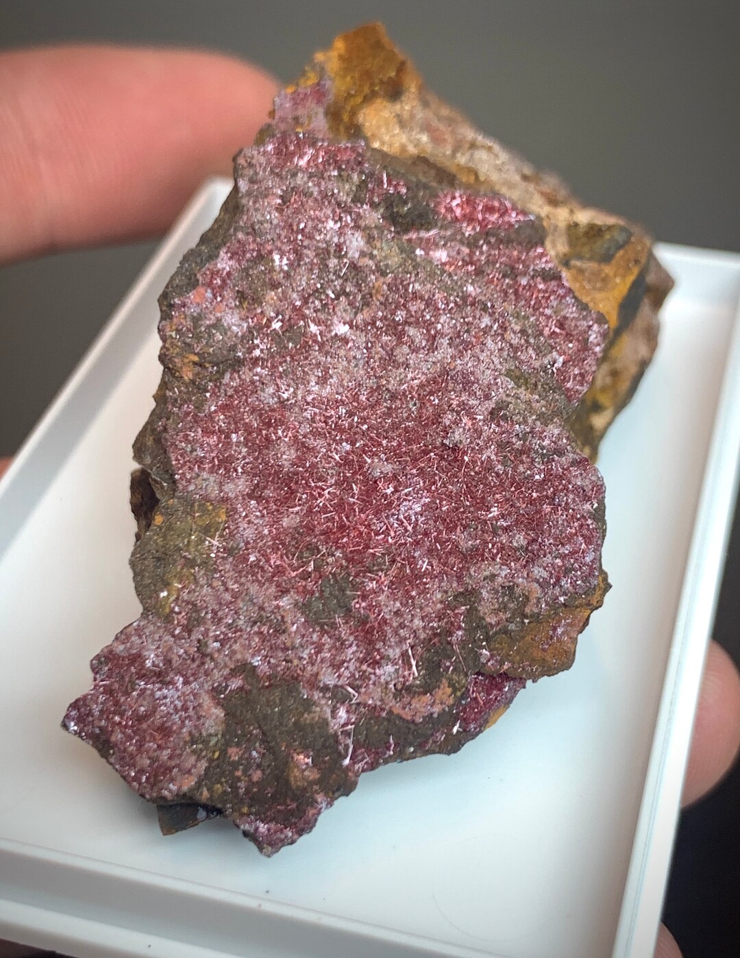 Cuprite Var. Chalcotrichite || Jiou Jiang, Jiangxi Province, China. - Etsy