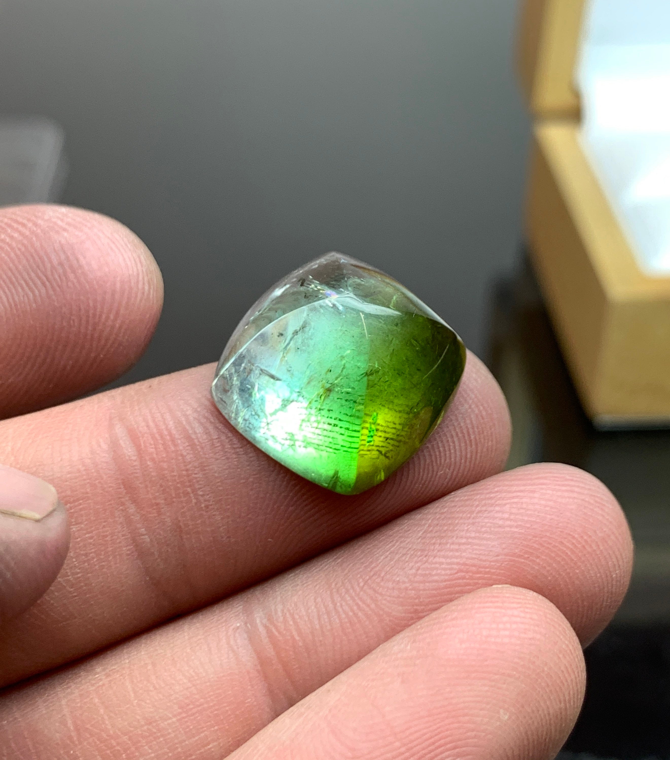 Sugarloaf Watermelon Tourmaline Cabochon. Pederneira Mine. One of a ...