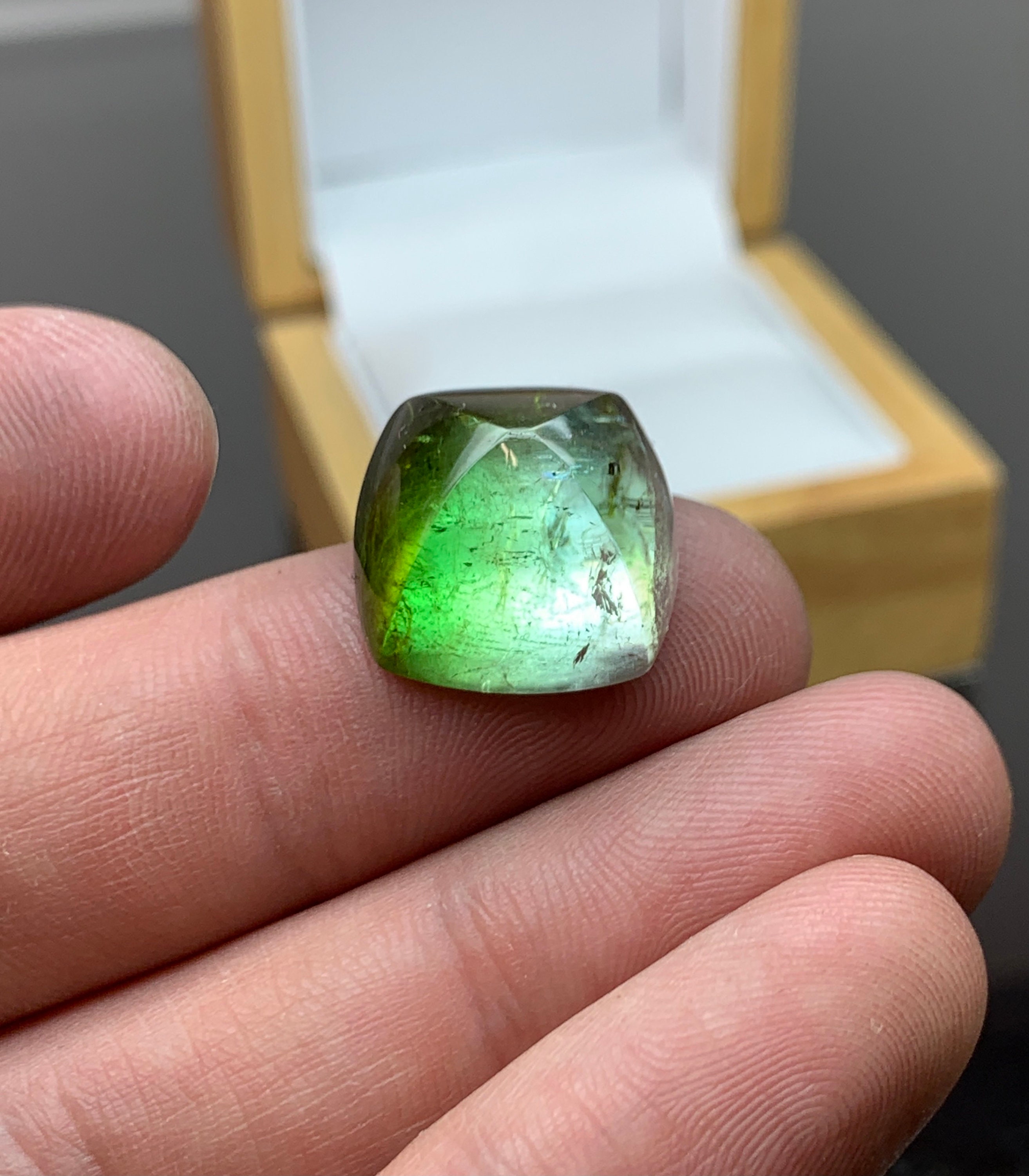 Sugarloaf Watermelon Tourmaline Cabochon. Pederneira Mine. One of a ...