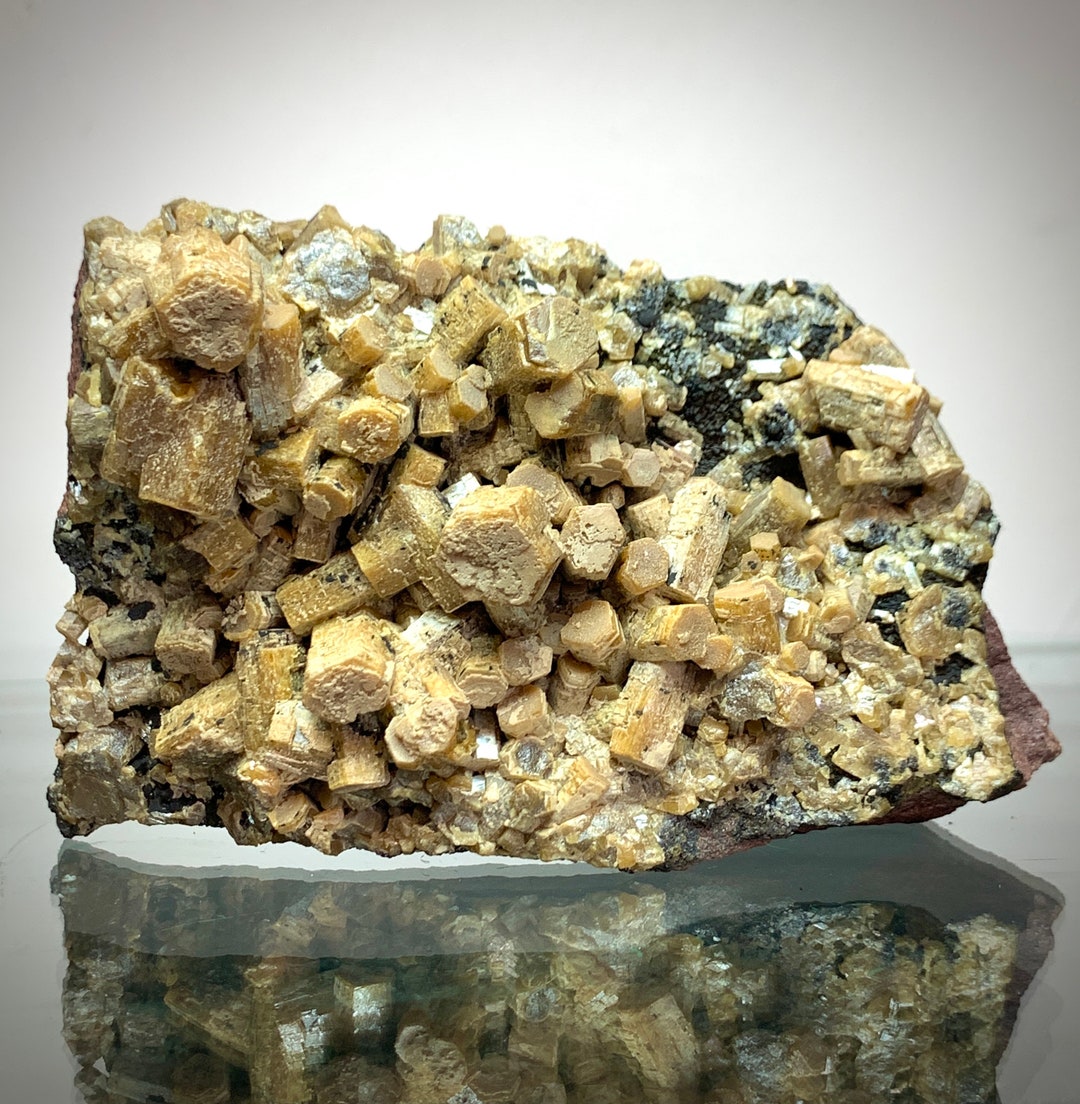 Cabinet Arsenation Vanadinite (endlichite) || Touissit, Oujda, Morocco ...