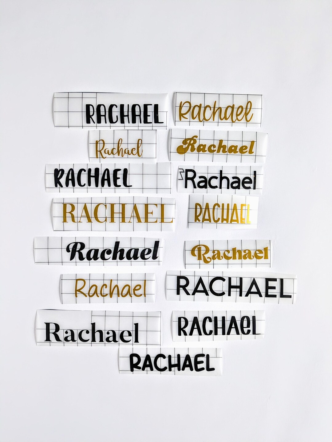 Personalized Name Vinyl Decal: Waterproof Custom Stickers - Etsy