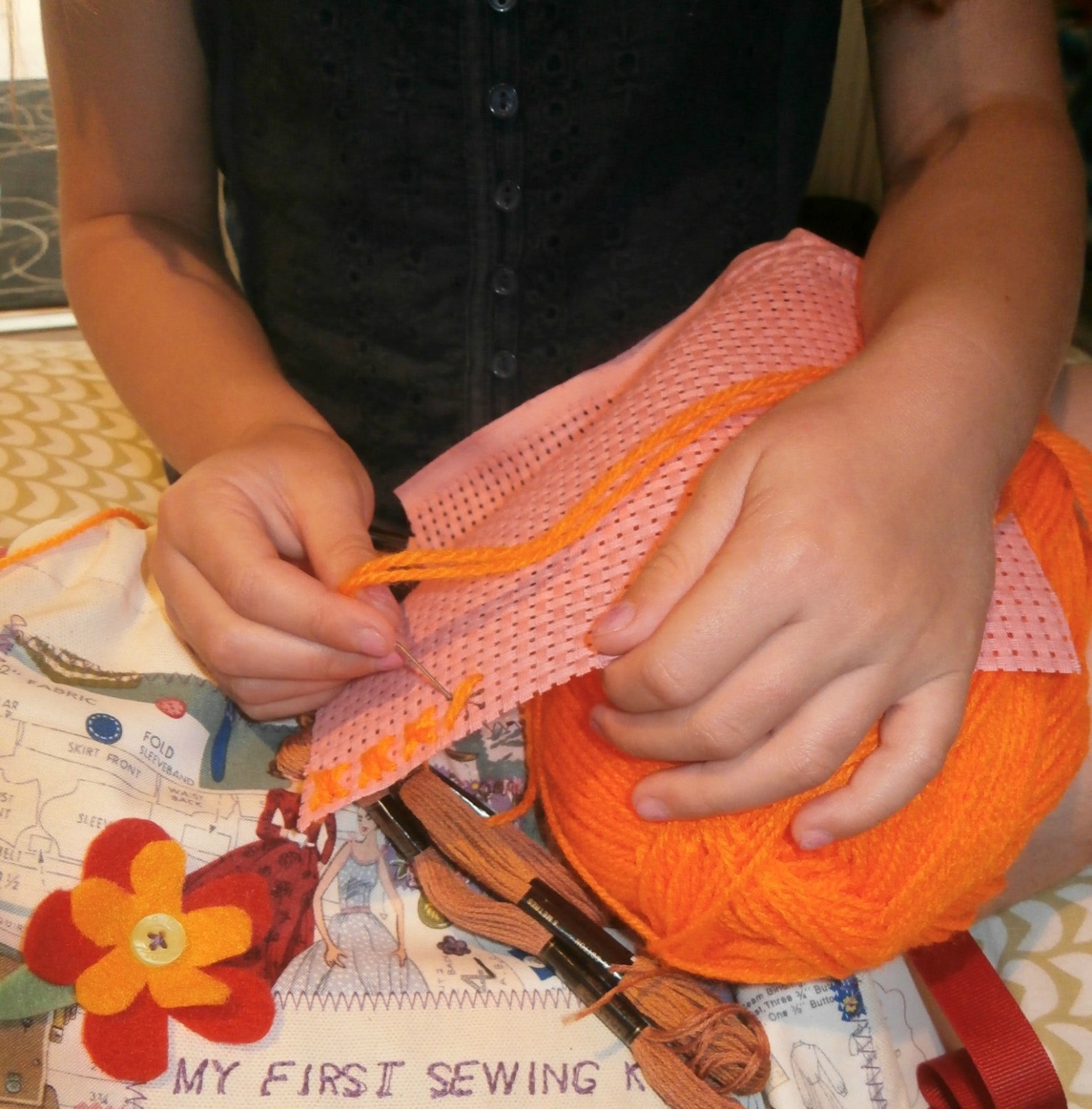 My First Sewing Kit / a Fun Starter Set for Crafty Kids / in BUTTONS ...