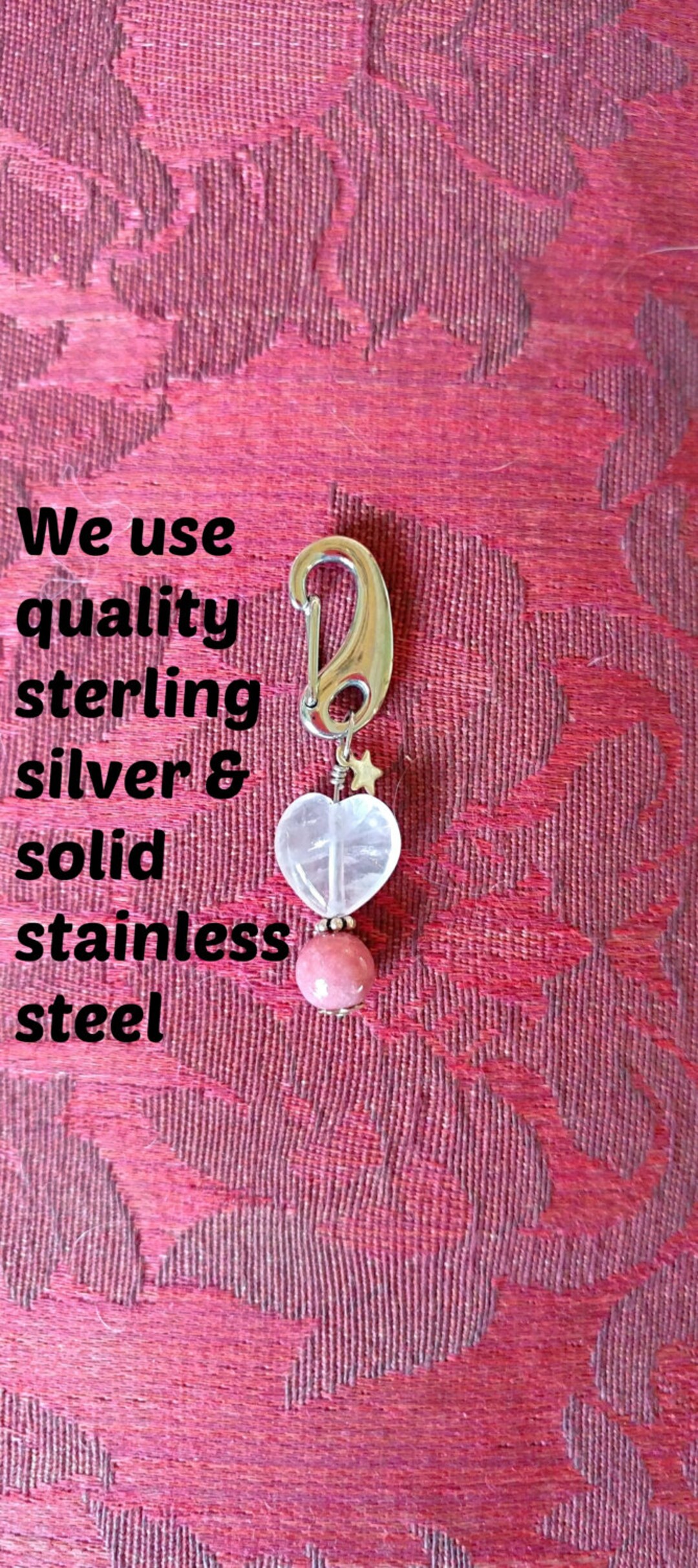 Crystal Healing, Collar Charm, Dog Collar Charm, Cat Collar Charm ...