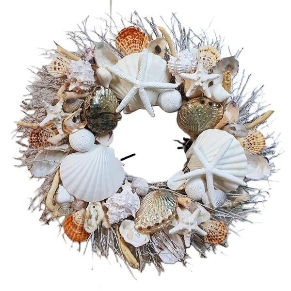 Seashell Wreath - Etsy