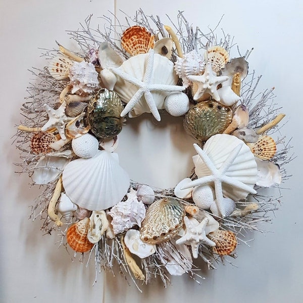 Seashell Wreath - Etsy