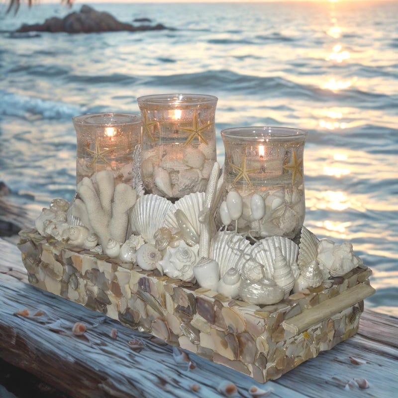 Seashell Centerpiece - Etsy
