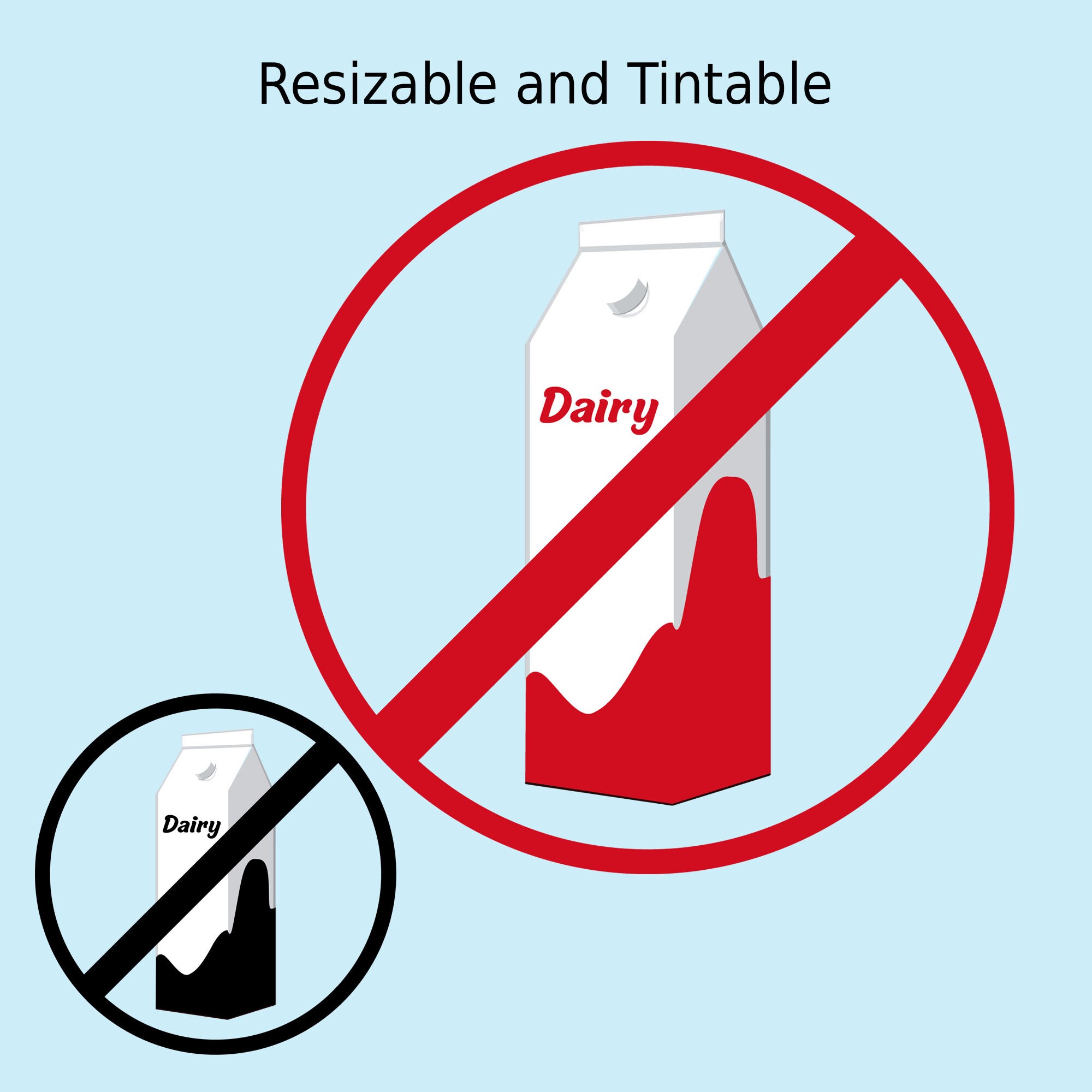 5 Food Allergy Clipart Images Instant Download SVG PDF PNG Resizable ...