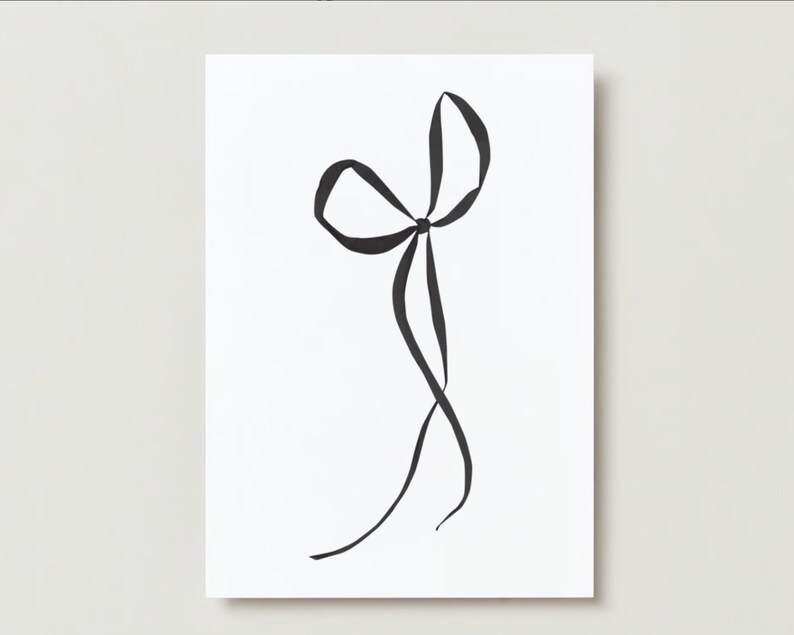 Bow Menu Coquette-themed Dinner Party Menu | Black Bow, Ballet Core ...